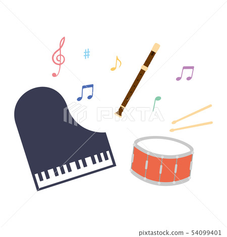 Material-instrument (3 types) 7 - Stock Illustration [54099401] - PIXTA