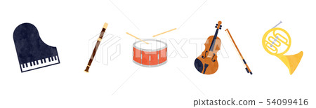 Material-instrument (5 types) 2 tech - Stock Illustration [54099416 ...