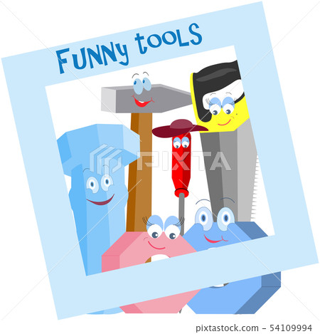 Funny tools - Stock Illustration [54109994] - PIXTA