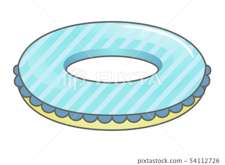 Floating ring illustration single item (with... - Stock Illustration ...