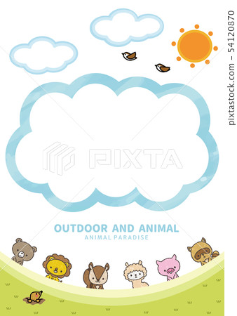 Empty animal frame - Stock Illustration [54120870] - PIXTA