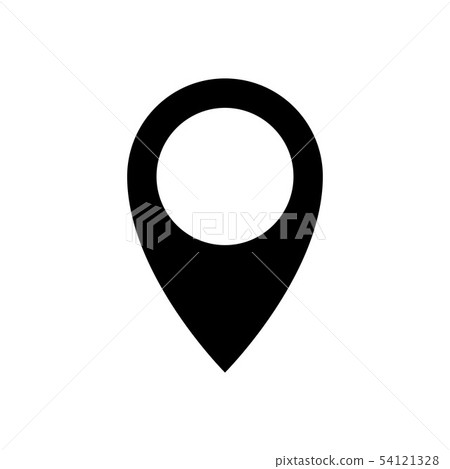 pin drop icon - Stock Illustration [54121328] - PIXTA
