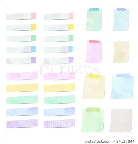 Hand drawn style sticky note set - Stock Illustration [54125844] - PIXTA