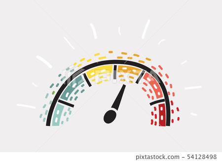 Speed measure sensor symbol. - Stock Illustration [54128498] - PIXTA