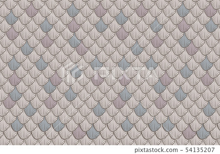 pattern. seamless background. Scale. Pink shells. - Stock Illustration ...