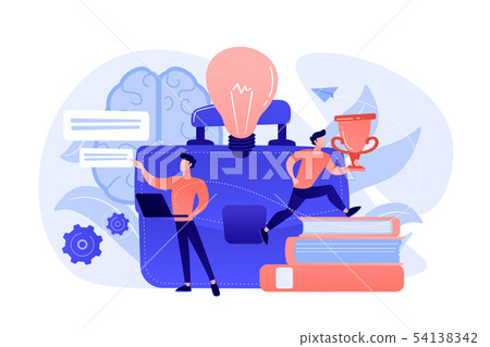 Entrepreneurship concept vector illustration. - Stock Illustration ...