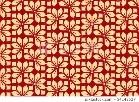 Flower geometric pattern. Seamless vector - Stock Illustration ...