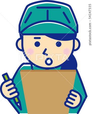 Worker woman check upper body - Stock Illustration [54147335] - PIXTA
