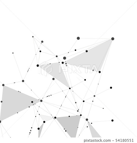 Internet connection geometric shapes - Stock Illustration [54180551 ...