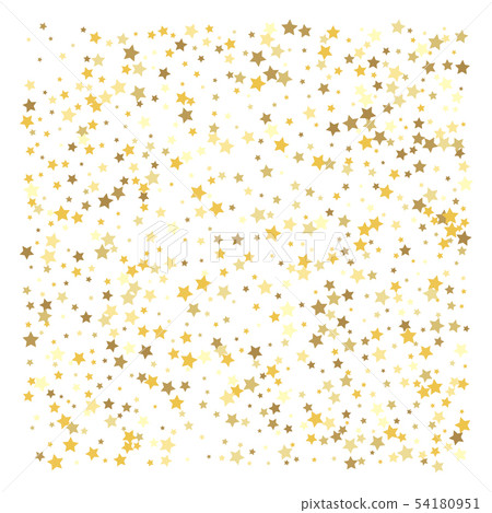 Gold stars. Confetti celebration - Stock Illustration [54180951] - PIXTA