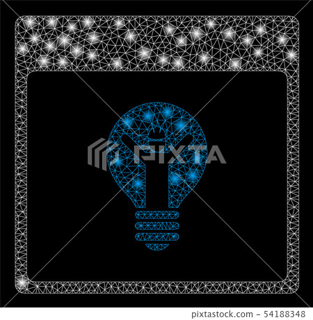Bright Mesh Wire Frame Electrician Calendar... - Stock Illustration ...