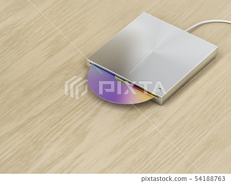 Slot-loading optical disc drive - Stock Illustration [54188763] - PIXTA