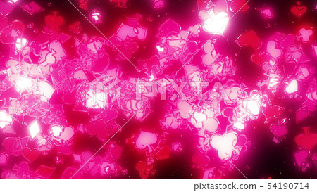 Sparkly Particle Effect Playing Card Mark - Stock Illustration ...