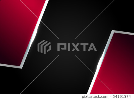 metallic red rectangle frame layout template - Stock Illustration ...