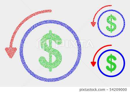 Pixel Vector Undo Payment Icons - Stock Illustration [54209000] - PIXTA