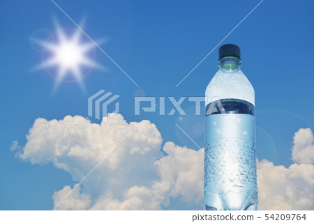 Drinking water sun - Stock Illustration [54209764] - PIXTA