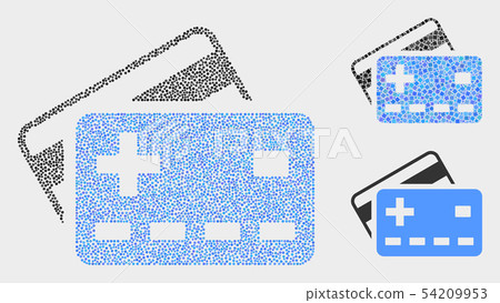 Pixel Vector Plus Bank Cards Icons - Stock Illustration [54209953] - PIXTA