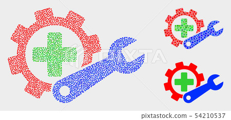 Pixel Vector Medical Settings Icons - Stock Illustration [54210537] - PIXTA