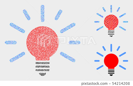Pixel Vector Bulb Light Icons - Stock Illustration [54214208] - PIXTA