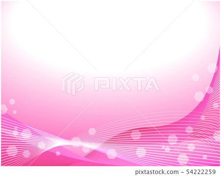 Curved background pink - Stock Illustration [54222259] - PIXTA
