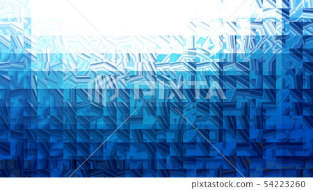 CG abstract blue square distortion effect... - Stock Illustration ...