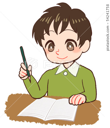 Children taking notes - Stock Illustration [54241758] - PIXTA