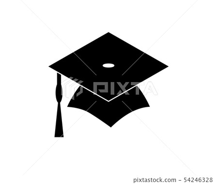 Graduation Cap Logo Template Design Elements - Stock Illustration ...