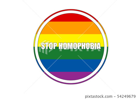 LGBT community sign on a white background-插圖素材 [54249679] - PIXTA圖庫