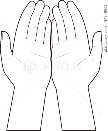 Wrapping hands - Stock Illustration [54249961] - PIXTA
