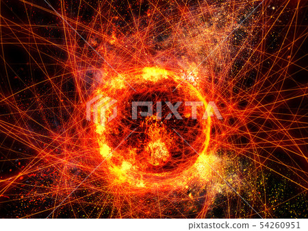 Abstract flame whirlpool - Stock Illustration [54260951] - PIXTA