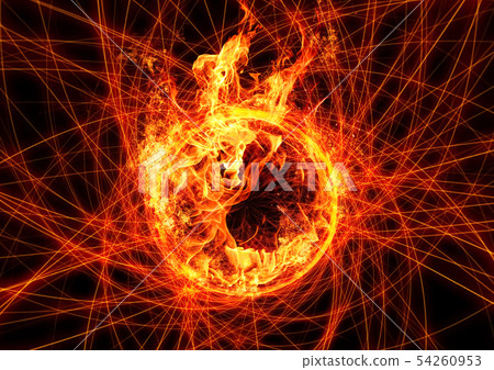 Abstract flame whirlpool - Stock Illustration [54260953] - PIXTA