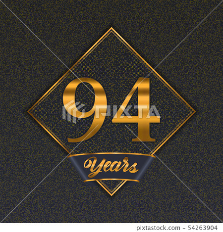 Golden number 94 templates-插圖素材 [54263904] - PIXTA圖庫