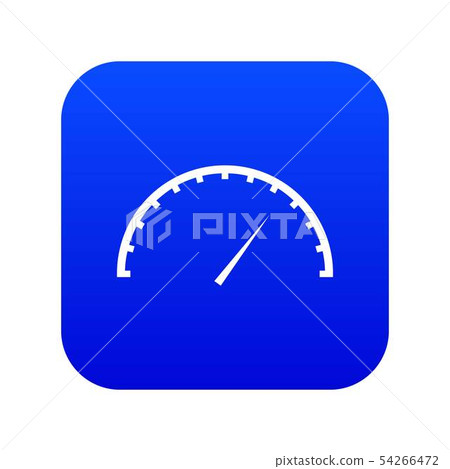 Speedometer icon digital blue - Stock Illustration [54266472] - PIXTA