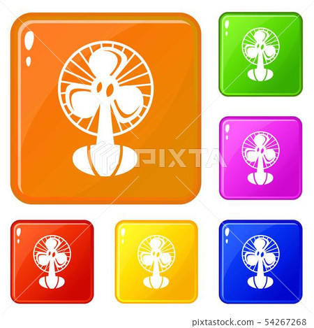 Fan icons set vector color - Stock Illustration [54267268] - PIXTA