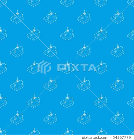 River pattern vector seamless blue - Stock Illustration [54267779] - PIXTA