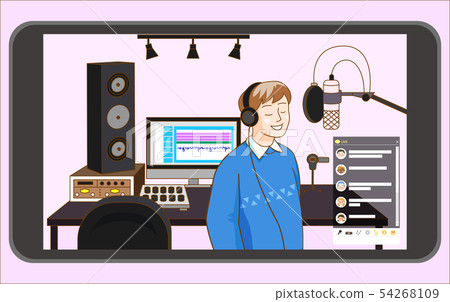 illustration of Creator, making different types... - Stock Illustration ...