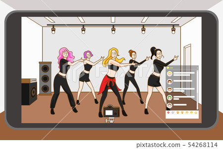 illustration of Creator, making different types... - Stock Illustration ...