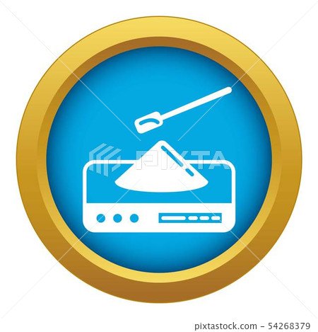 Lab scales icon blue vector isolated - Stock Illustration [54268379 ...
