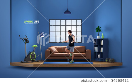 Living life, 3D interior visual 009-插圖素材 [54268411] - PIXTA圖庫