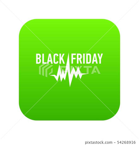 Black friday pulse icon, simple style-插圖素材 [54268916] - PIXTA圖庫
