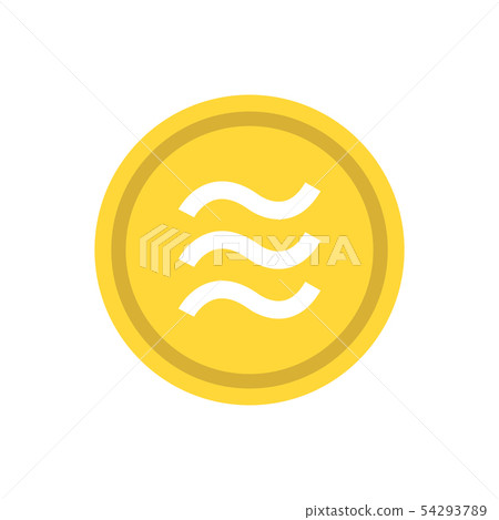 Libra coin icon, Crypto currency. - Stock Illustration [54293789] - PIXTA