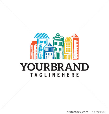 City Town Logo Template Design - Stock Illustration [54294380] - PIXTA