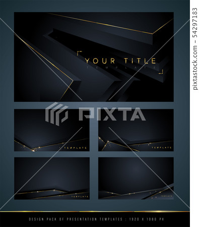 Abstract Dark Template in Vector - Stock Illustration [54297183] - PIXTA
