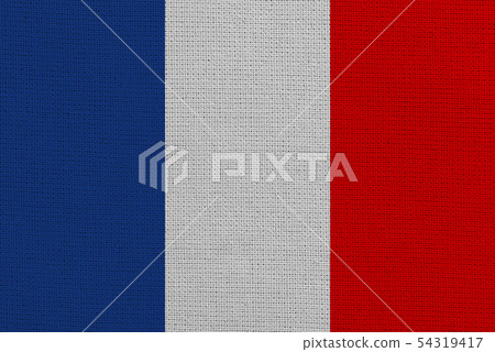 France fabric flag - Stock Illustration [54319417] - PIXTA