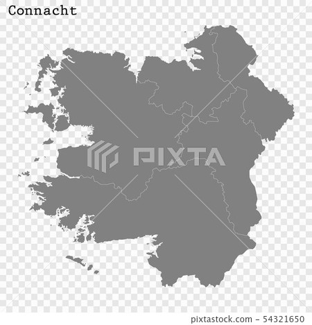High Quality map of Ulster is a province of - Stock Illustration ...