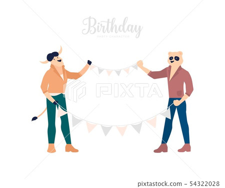 B-day celebration vector illustration - Stock Illustration [54322028 ...