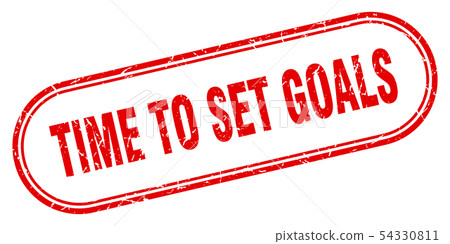 time to set goals - Stock Illustration [54330811] - PIXTA