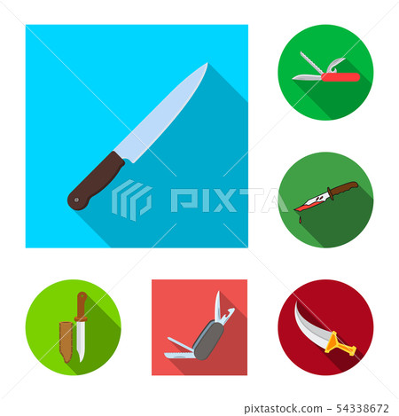 Vector design of knife and cut symbol.... - Stock Illustration ...