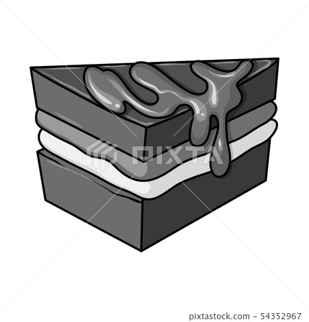 Isolated object of sweet and caramel symbol.... - Stock Illustration ...