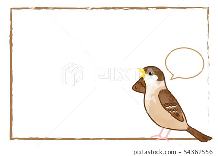 Sparrow frame - Stock Illustration [54362556] - PIXTA